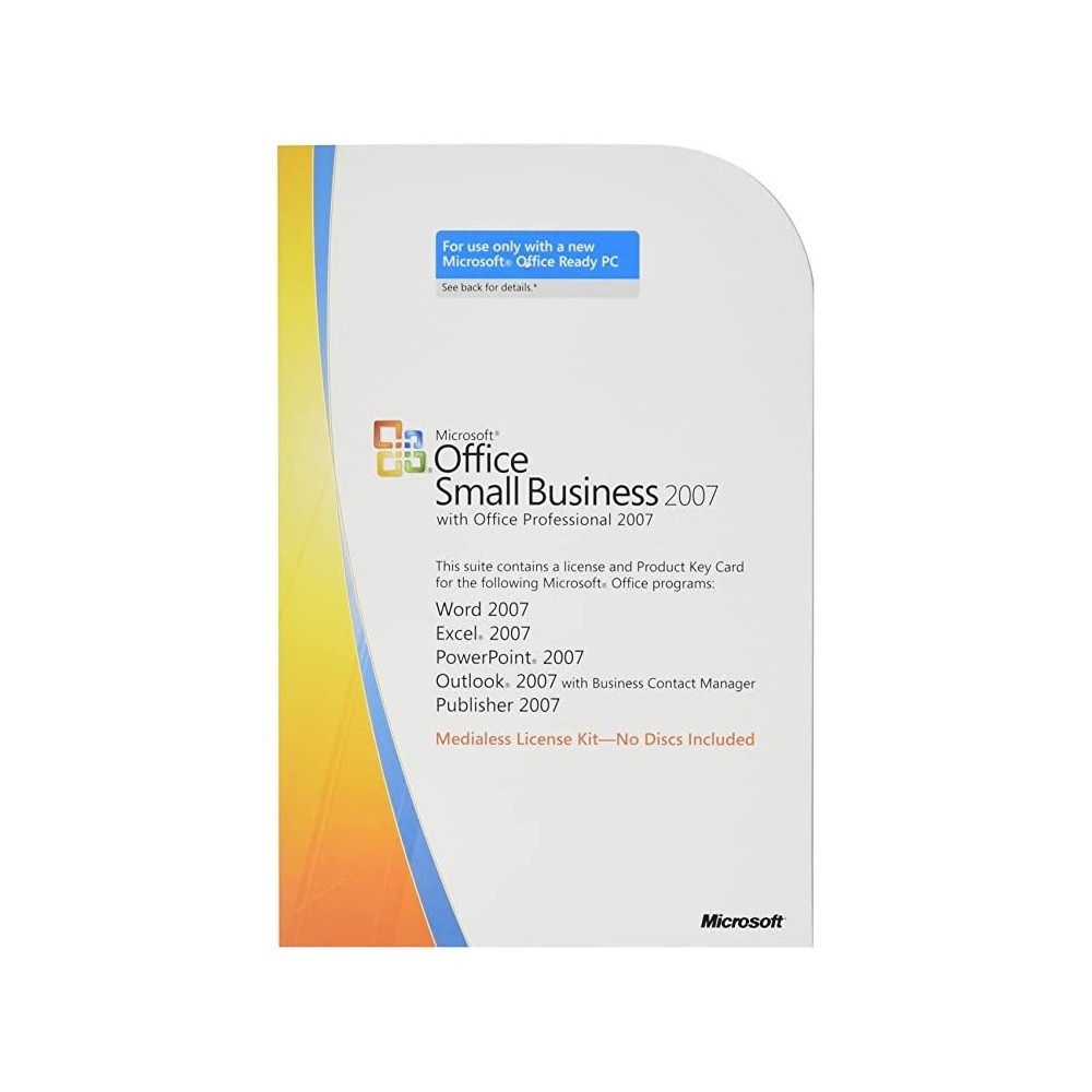 HP Microsoft Office Small Business 2007 Activation License - Media-less ...