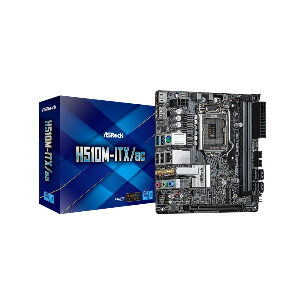 Asrock H510M-ITXac Intel H510 LGA 1200 mini ITX