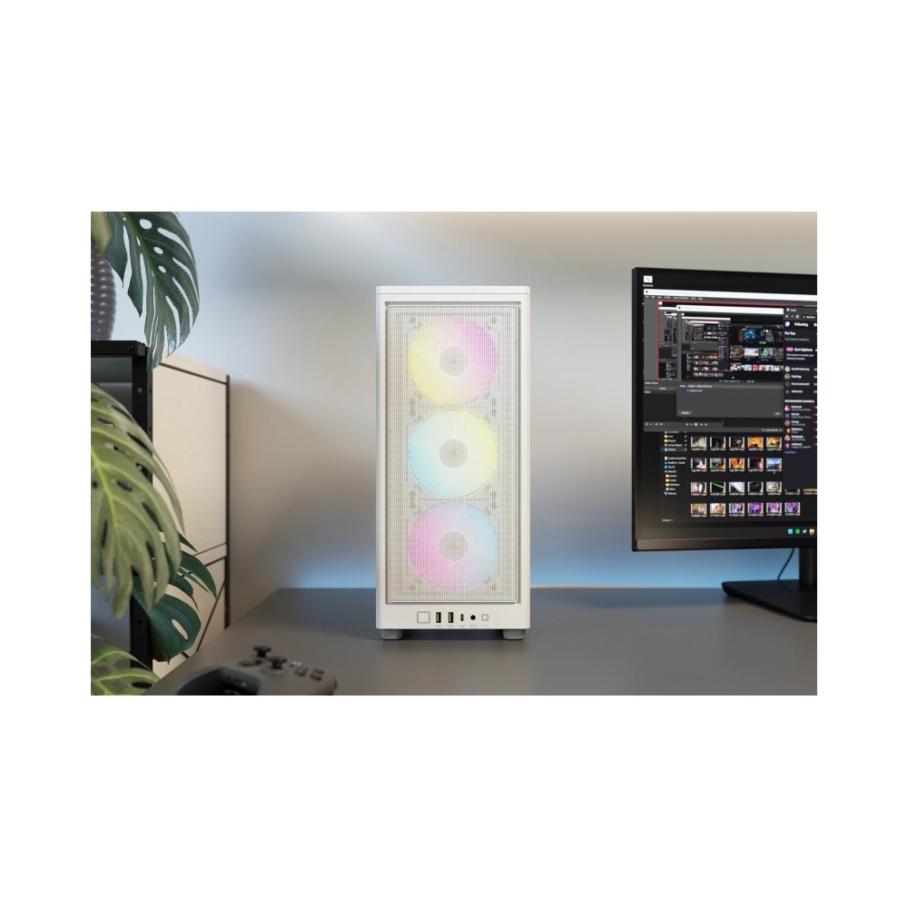 Corsair 2000D RGB Airflow Small Form Factor (SFF) Blanco